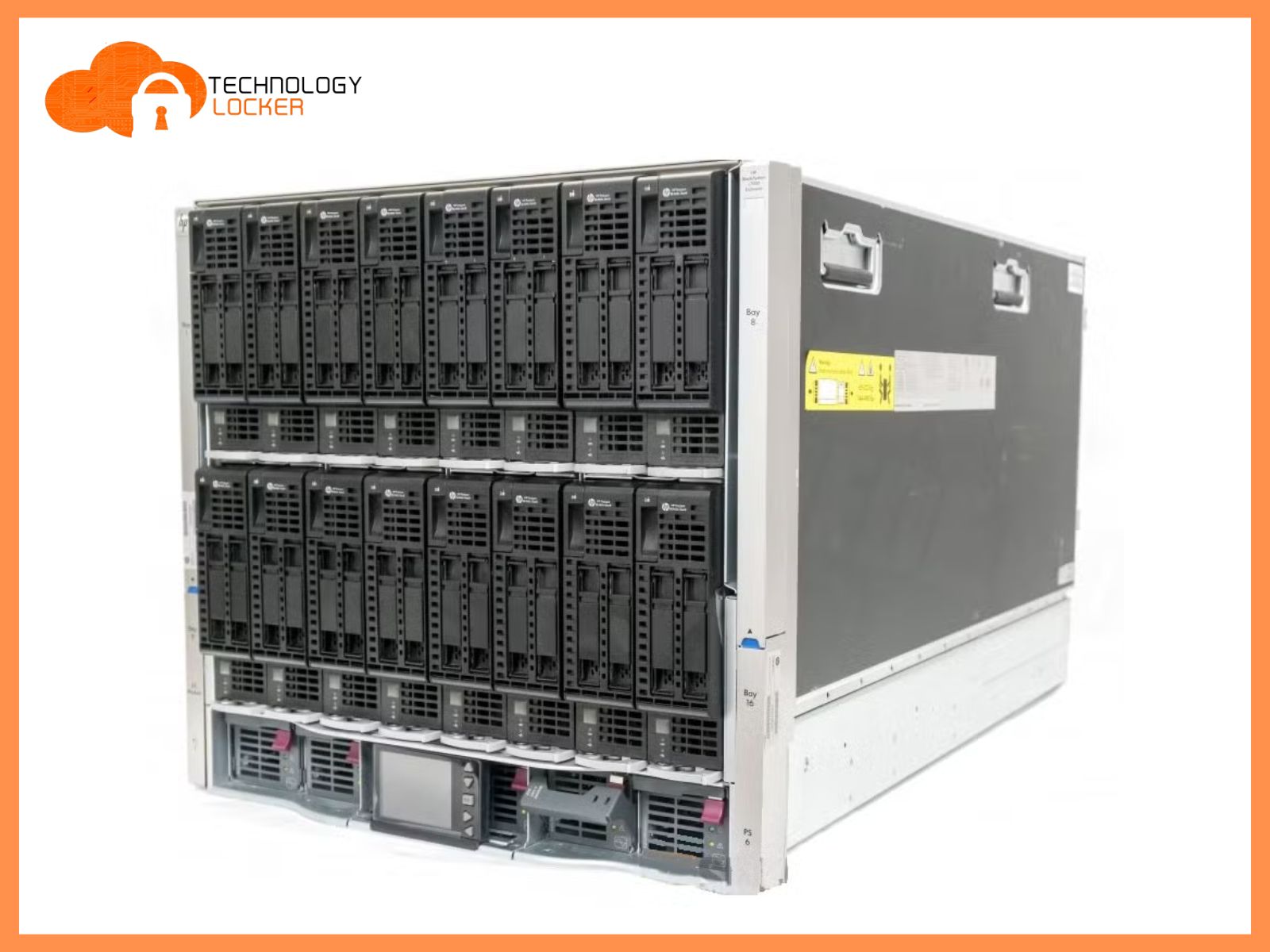 Buy HP BladeSystem c7000 G3 Platinum 681844-B21 w/ 2x AJ821C HPE ...