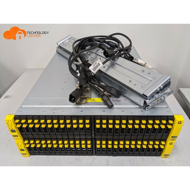 Buy HP HPE 3PARA-SV1009 QR490-63001 7400C E7X75A 4U-Node 48 bay Storage ...