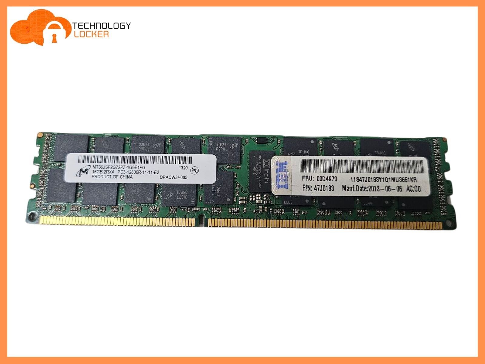 Buy IBM 256GB (16 x 16GB) 2RX4 Server RAM Memory PC3L-12800R DDR3 ...