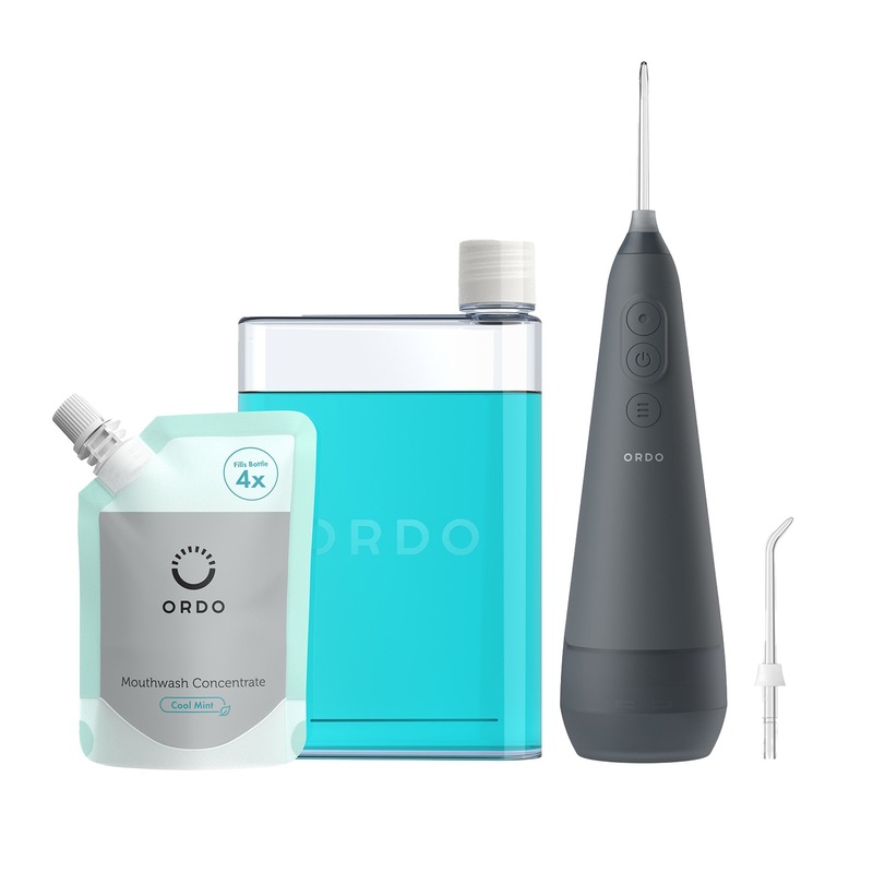 Buy Ordo Hydro Sonic Water Flosser - Charcoal Grey & Reusable Mouthwash ...