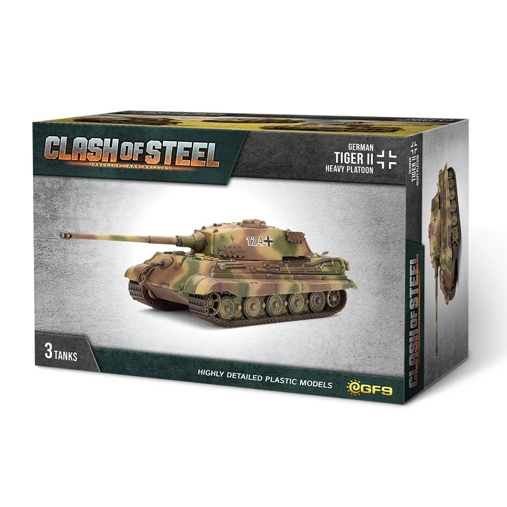Buy Clash of Steel: Tiger II Heavy Tank Platoon - MyDeal Australia