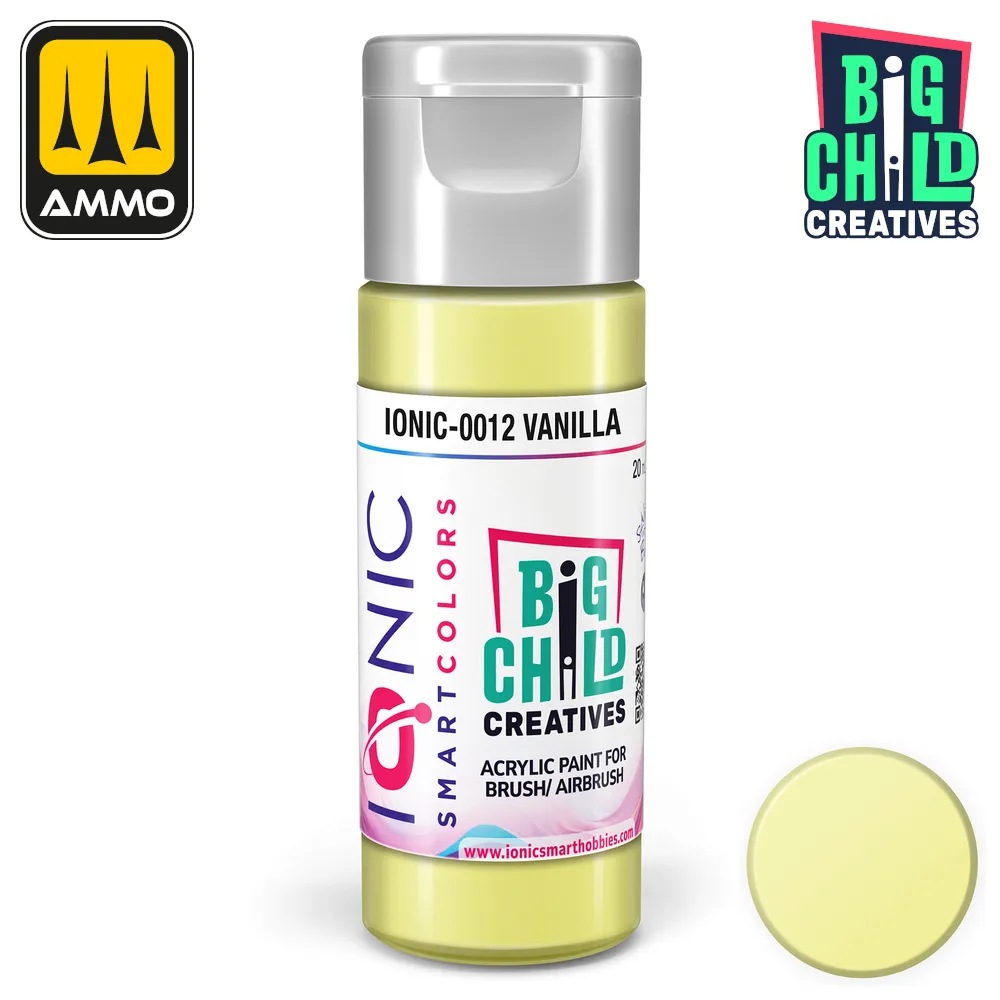 Buy Ionic - Acrylic Paints - Vanilla 20ml - MyDeal Australia