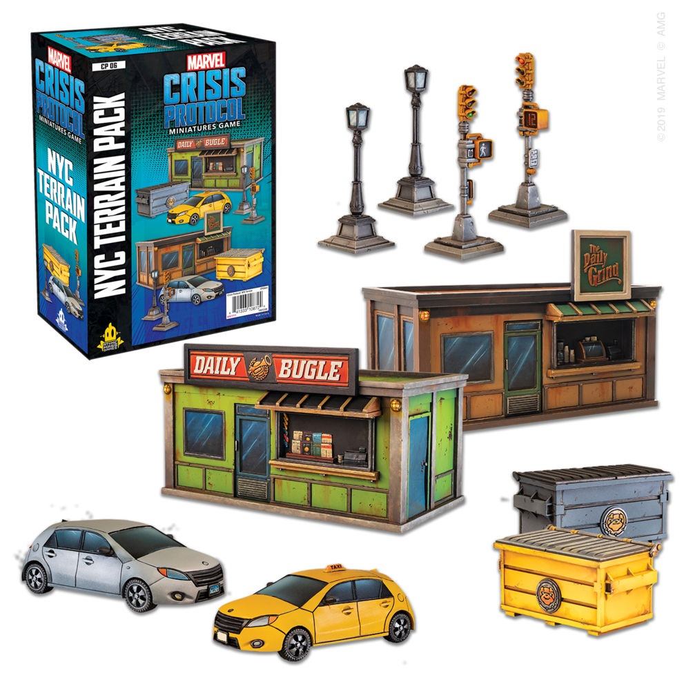 Buy Marvel Crisis Protocol Miniatures Game NYC Terrain Pack Expansion ...