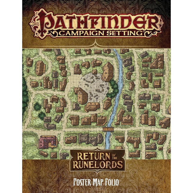 Buy Pathfinder Campaign Setting Return of the Runelords Poster Map ...