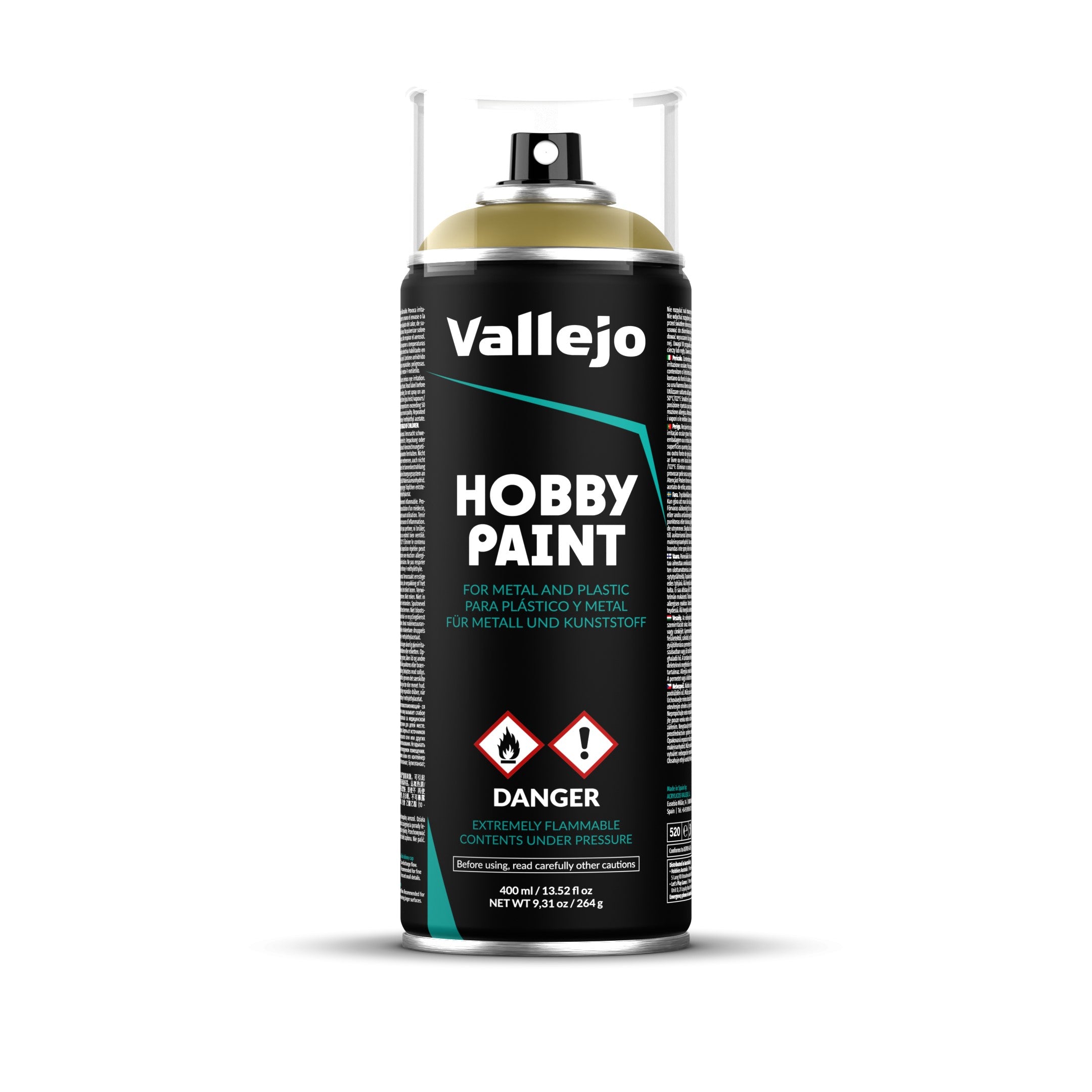 Buy Vallejo Aerosol - Panzer Yellow 400ml Old Packaging - MyDeal Australia