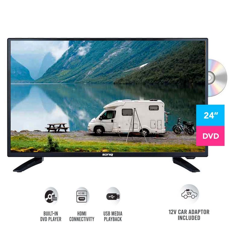Buy New 24 inch Digital HD LED LCD TV DVD Player Combo 12v 240v Caravan ...