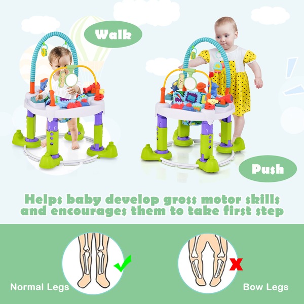 Buy Babyjoy Baby Push Walker Mobile Activity Center Foldable Infant ...