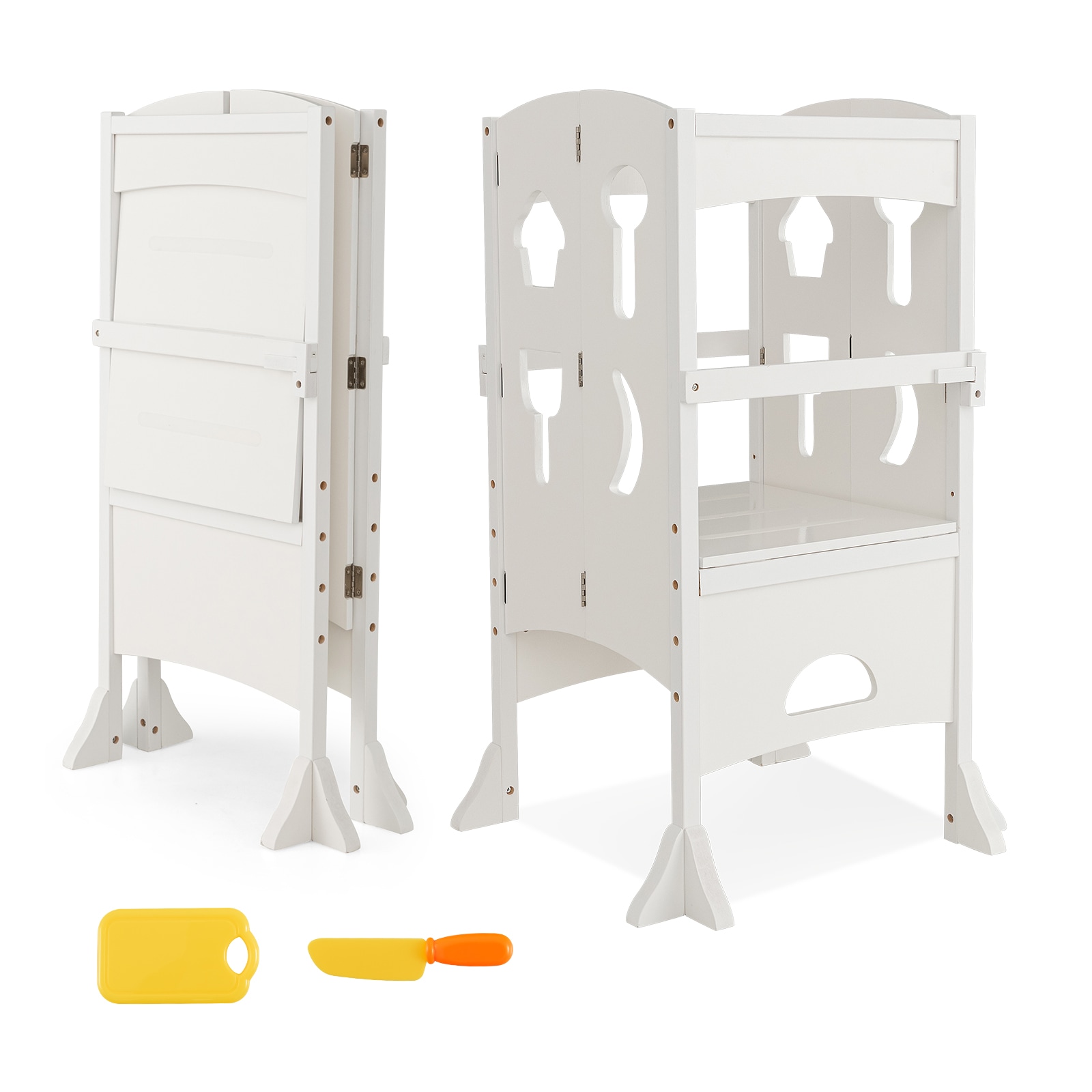 Adjustable Wooden Toddler Step Stool With Handles Adjustable Step Stool ...