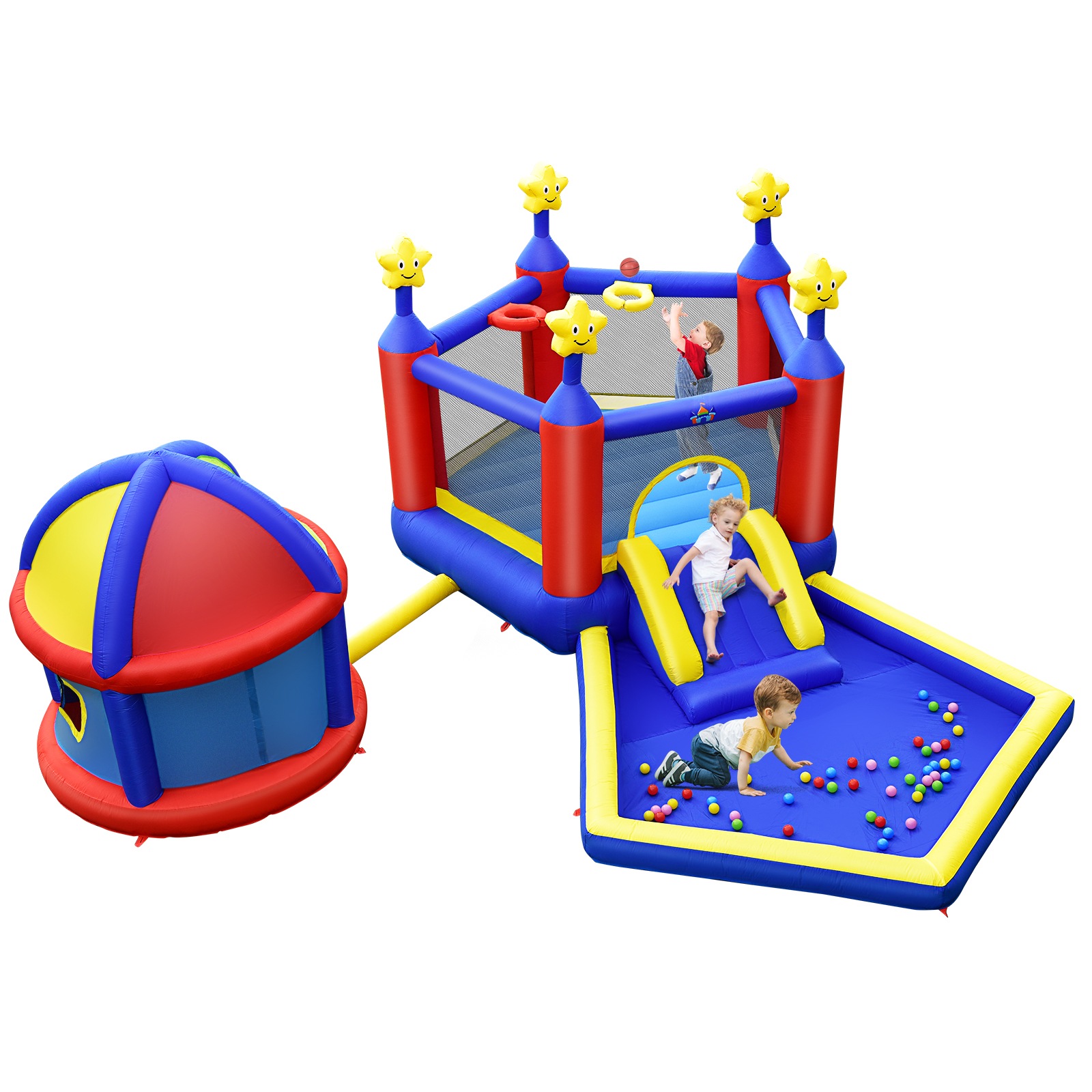Buy Babyjoy Kids Inflatable Jumping Park Water Slide Castle Twinkle ...