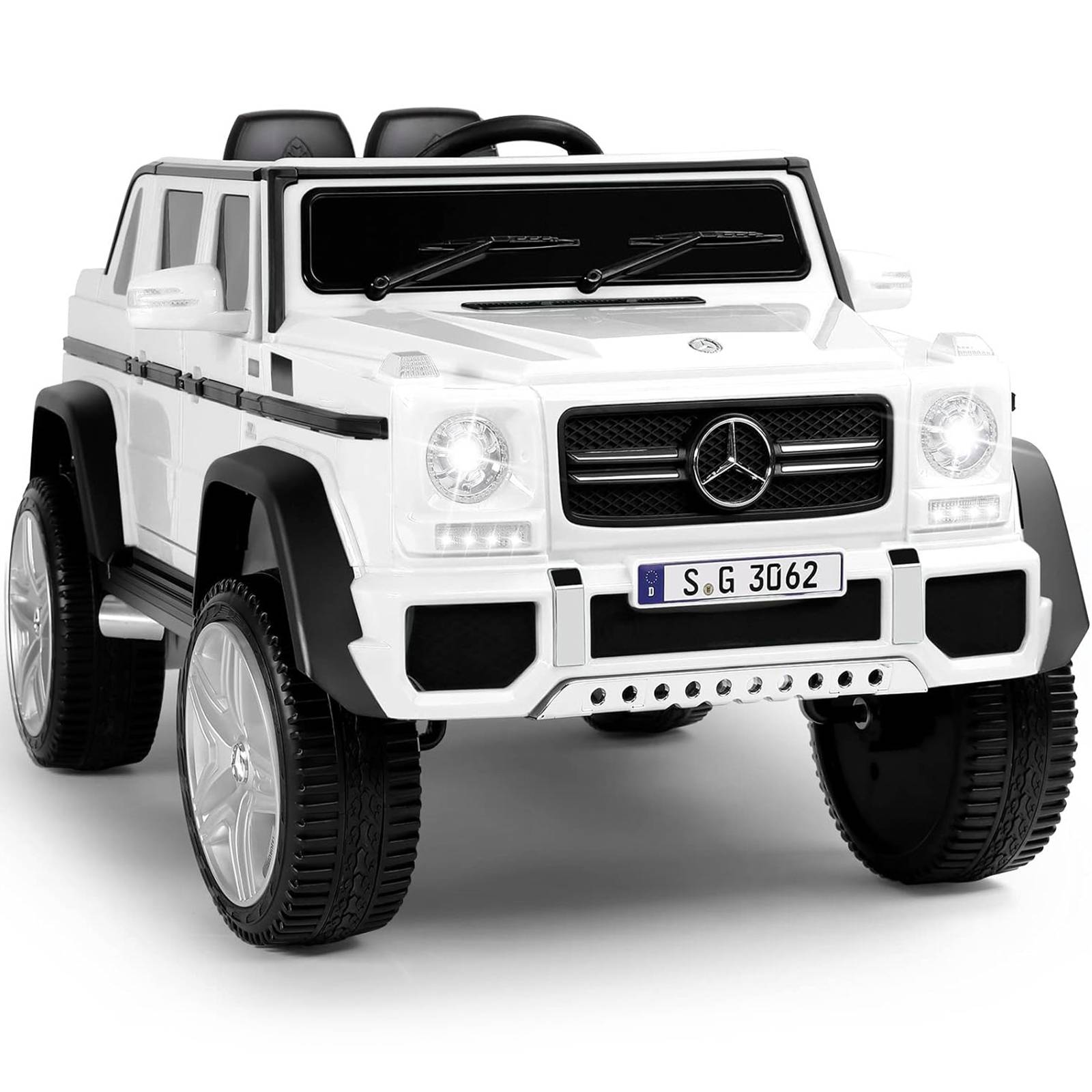 Buy Babyjoy Mercedes-Benz Kids Car 12V Electric Toddler Ride On Car w ...
