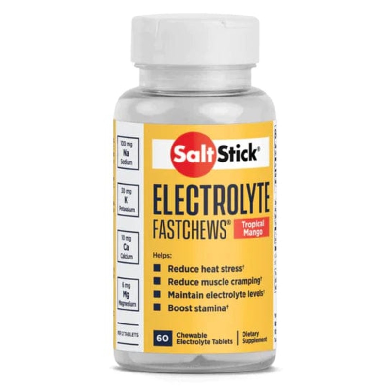 Buy Saltstick Electrolyte Fastchews - 60 Tablets - Tropical Mango - MyDeal