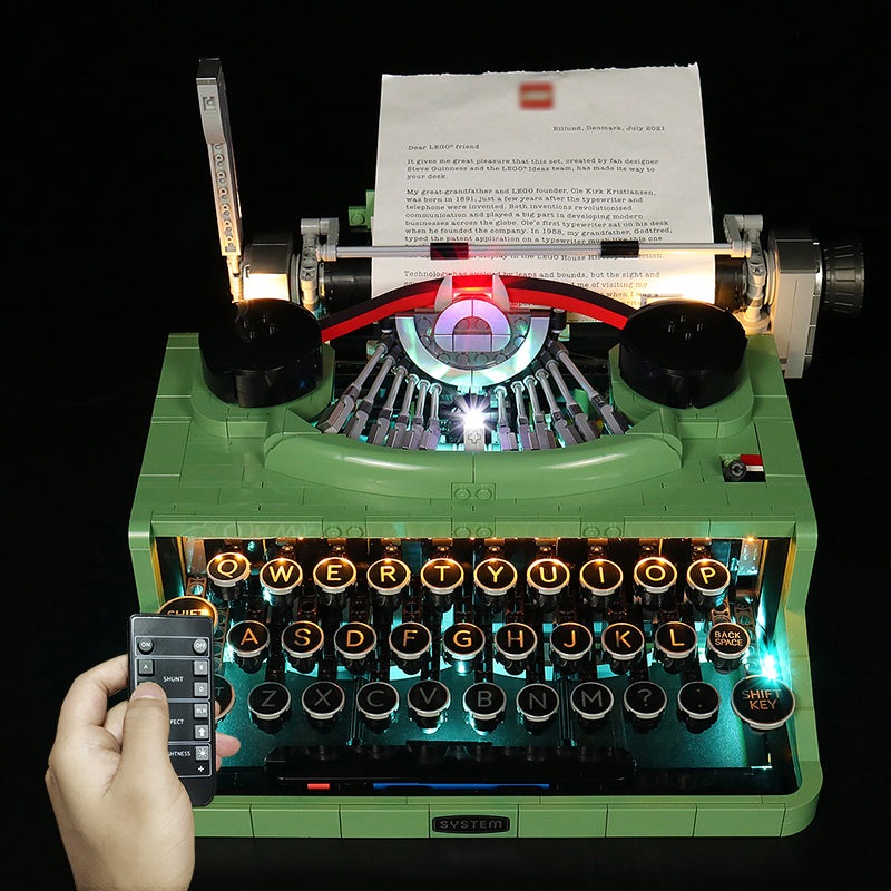 Buy Brick Shine Light Kit for LEGO® Typewriter 21327 - MyDeal Australia
