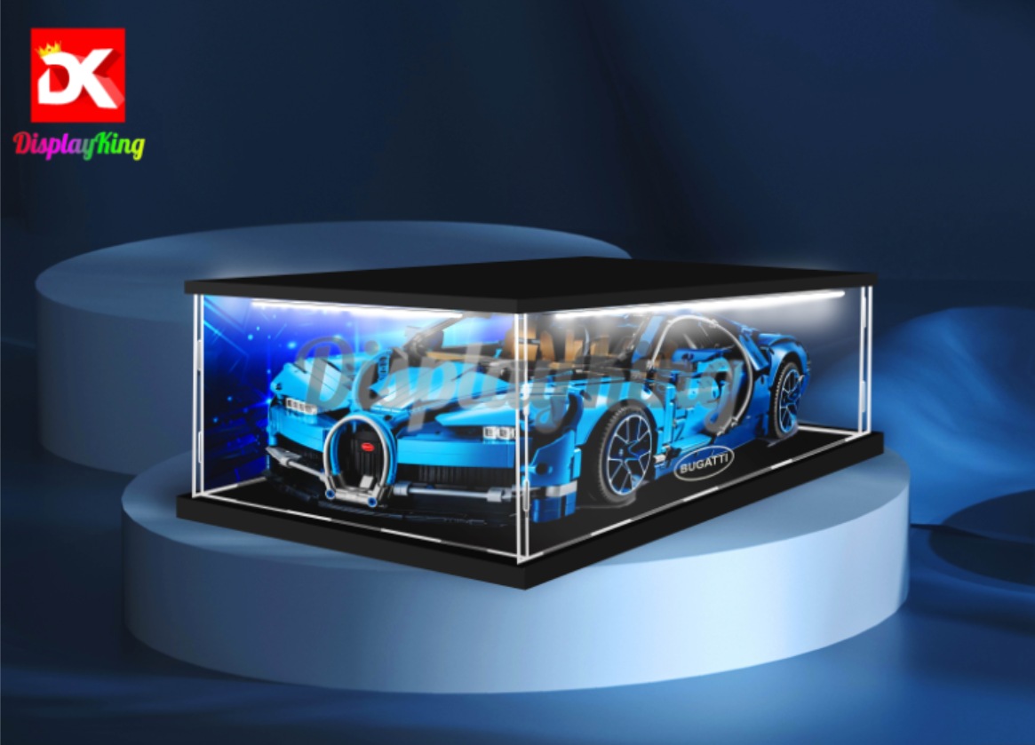 Buy Display King - Acrylic display case with Led light ceiling for Lego ...