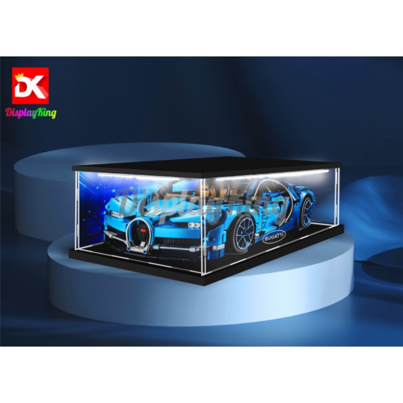 Buy Display King - Acrylic display case with Led light ceiling for Lego ...