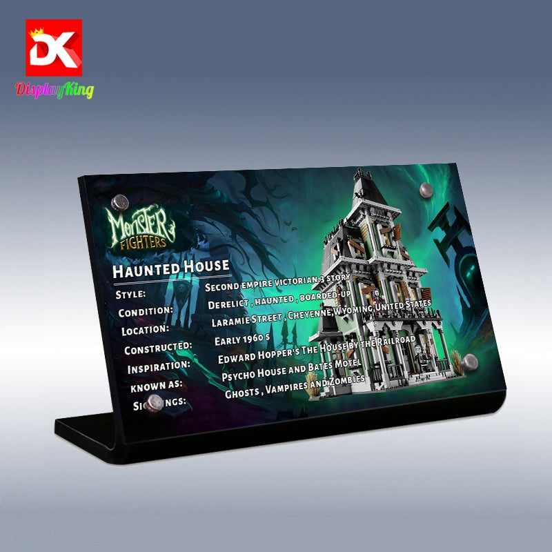 Buy Display King - Acrylic Display plaque for LEGO 10228 Monster ...
