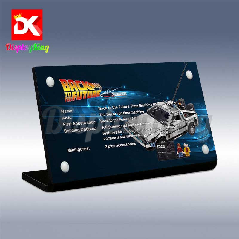 Buy Display King - Acrylic display plaque for Lego Back to The Future ...
