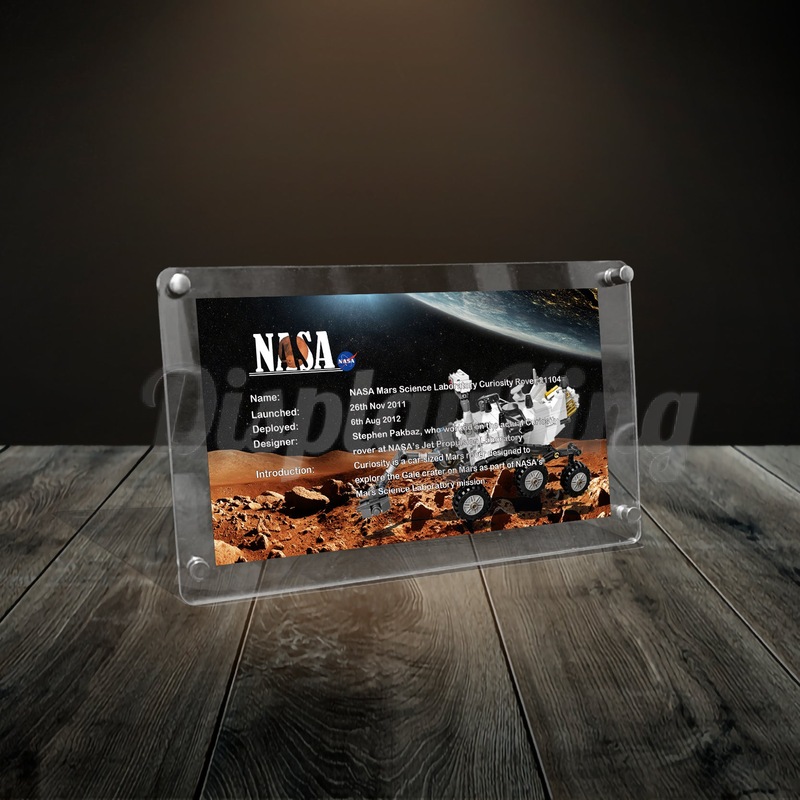 Buy Display King - Acrylic photo frame for Lego NASA Mars Science ...
