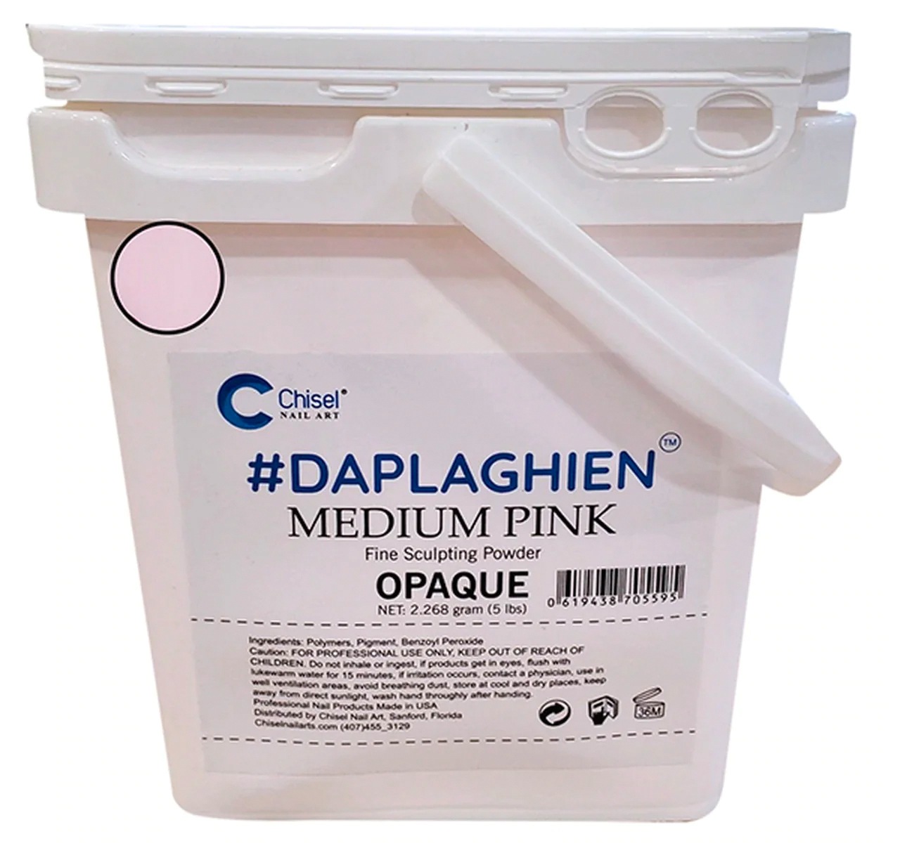 Buy Chisel Dap La Ghien - Fine Sculpting Acrylic Powder Medium Pink ...