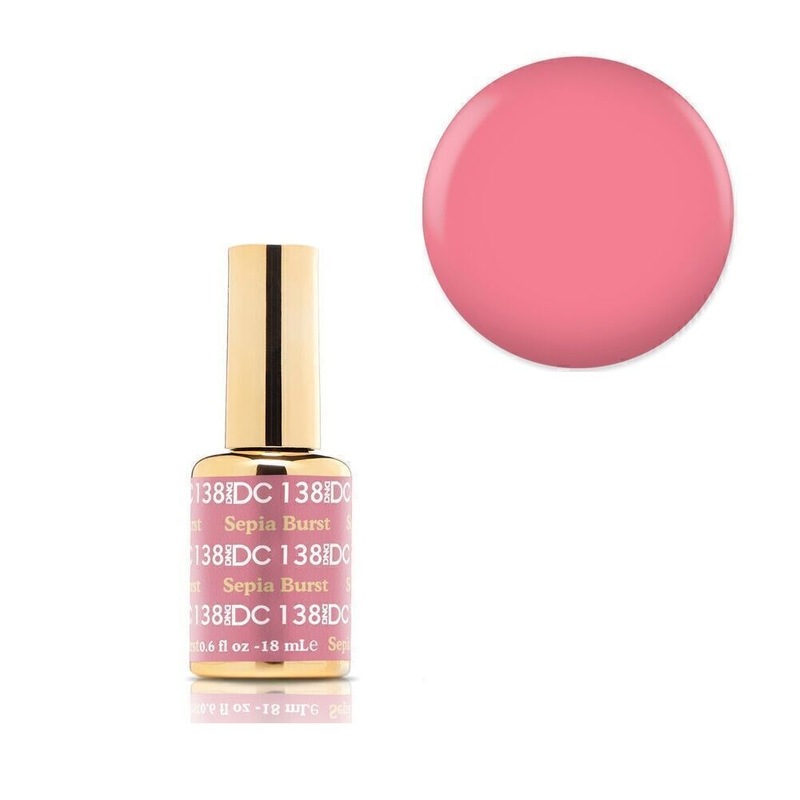 Buy DND 138 Sepia Burst - DC Collection Gel & Lacquer Duo 18ml - MyDeal