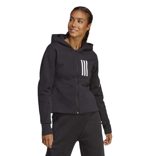 Buy adidas Womens Mission Victory Full-Zip Hoodie - Black - MyDeal ...