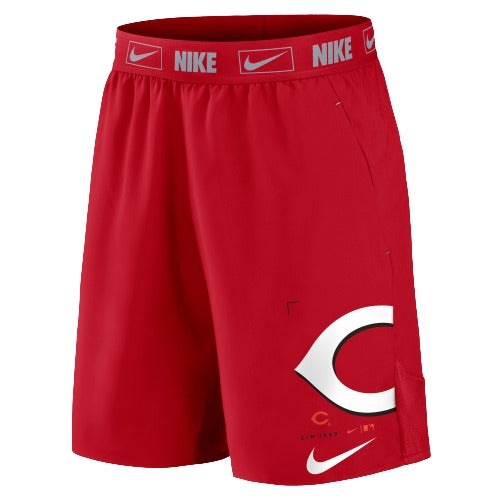 Buy Cincinnati Reds Nike Bold Express Woven Swoosh Logo Shorts - Red ...