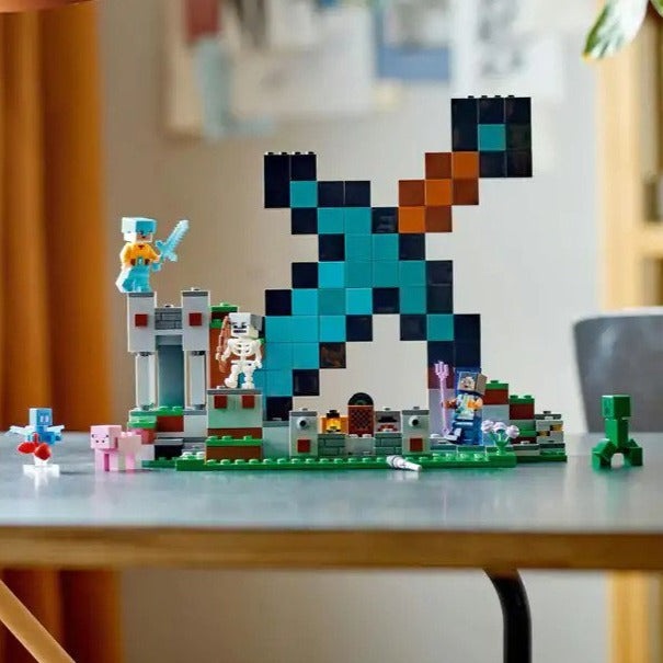 Buy Lego Minecraft The Sword Outpost 21244 Building Toy Set With A ...