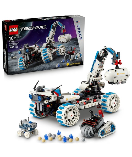 Buy LEGO® Technic Lunar Outpost™ Moon Rover Space Vehicle 42211 - MyDeal Australia