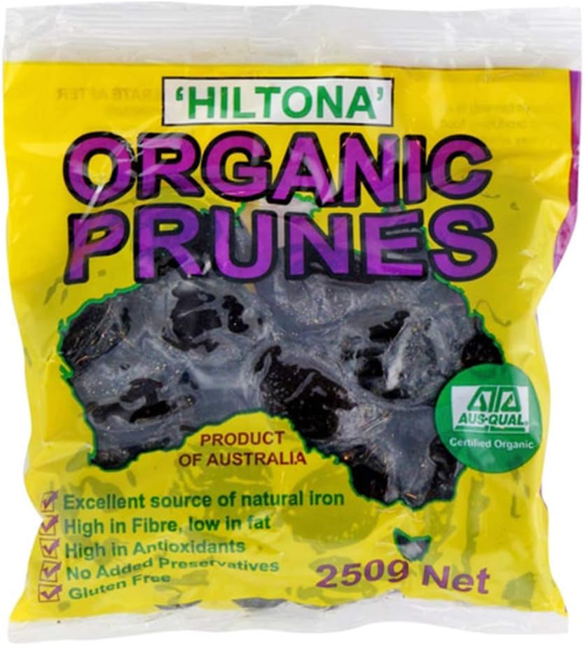 Buy Brooke Kelly Hiltona Organic Prunes 250g Naturally Sweet High in ...