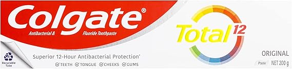 Buy Colgate Total Original Antibacterial Toothpaste 220g Complete Oral ...