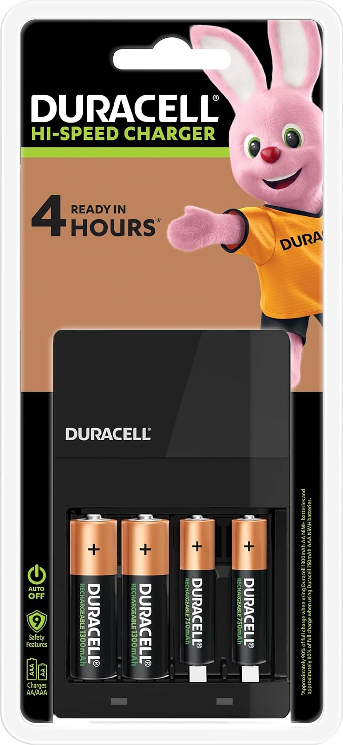 Buy Duracell Charging for All Your Batteries Battery Charger Fast and ...