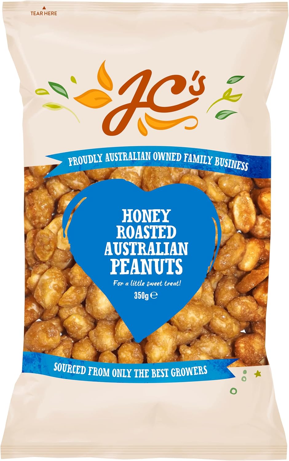 Buy Honey Roasted Australian Peanuts Sweet & Crunchy Snack - MyDeal ...