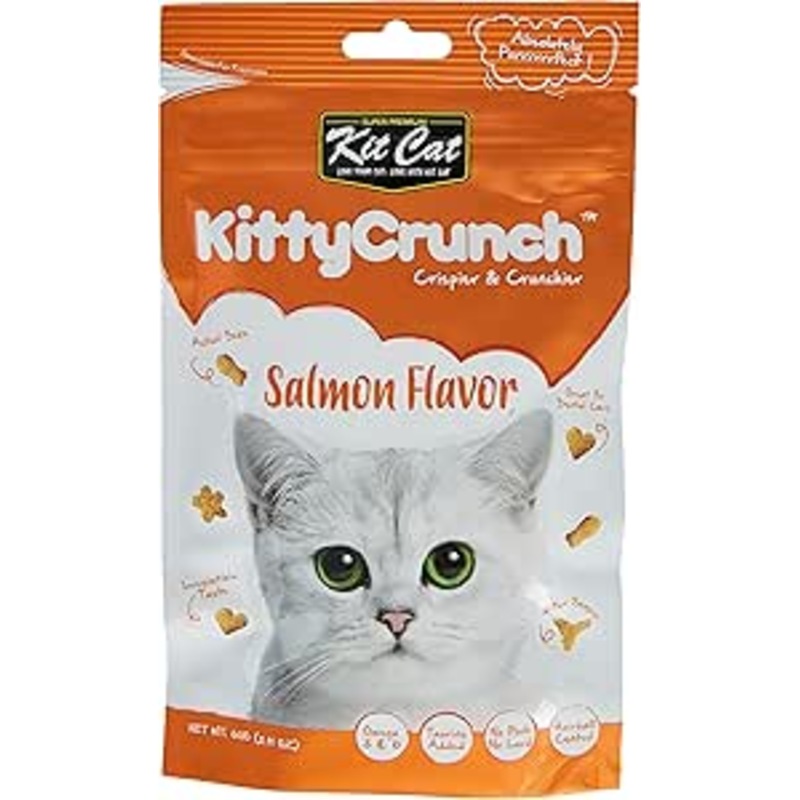 Buy Kit Cat Kitty Crunch Salmon Treat 60g of Deliciously Crunchy Salmon ...