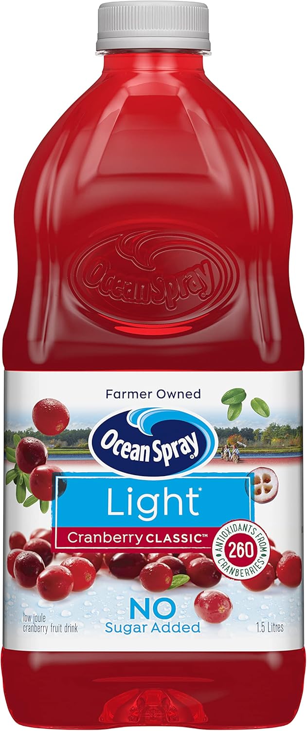 Buy Ocean Spray Light Cranberry Classic 1.5L Crisp Clean Taste Low ...