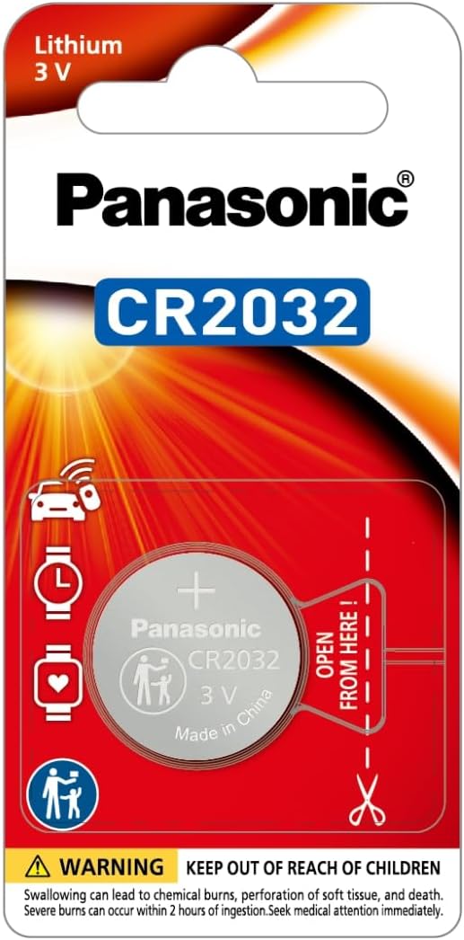 Buy Panasonic Lithium Coin Battery CR2032 3V Pack of 1 - MyDeal Australia