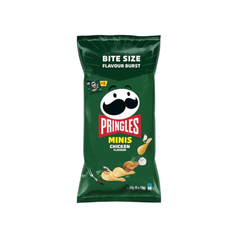 Buy Pringles Minis Chicken Flavour Potato Chips 19g 5-Pack Perfect for ...
