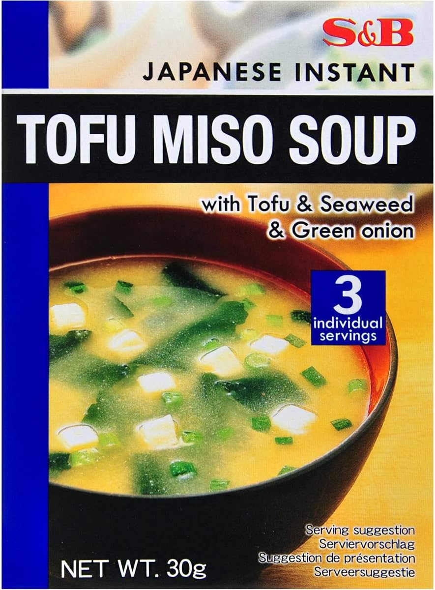 Buy S&B Instant Tofu Miso Soup 30g Quick Flavorful & Authentic Japanese ...