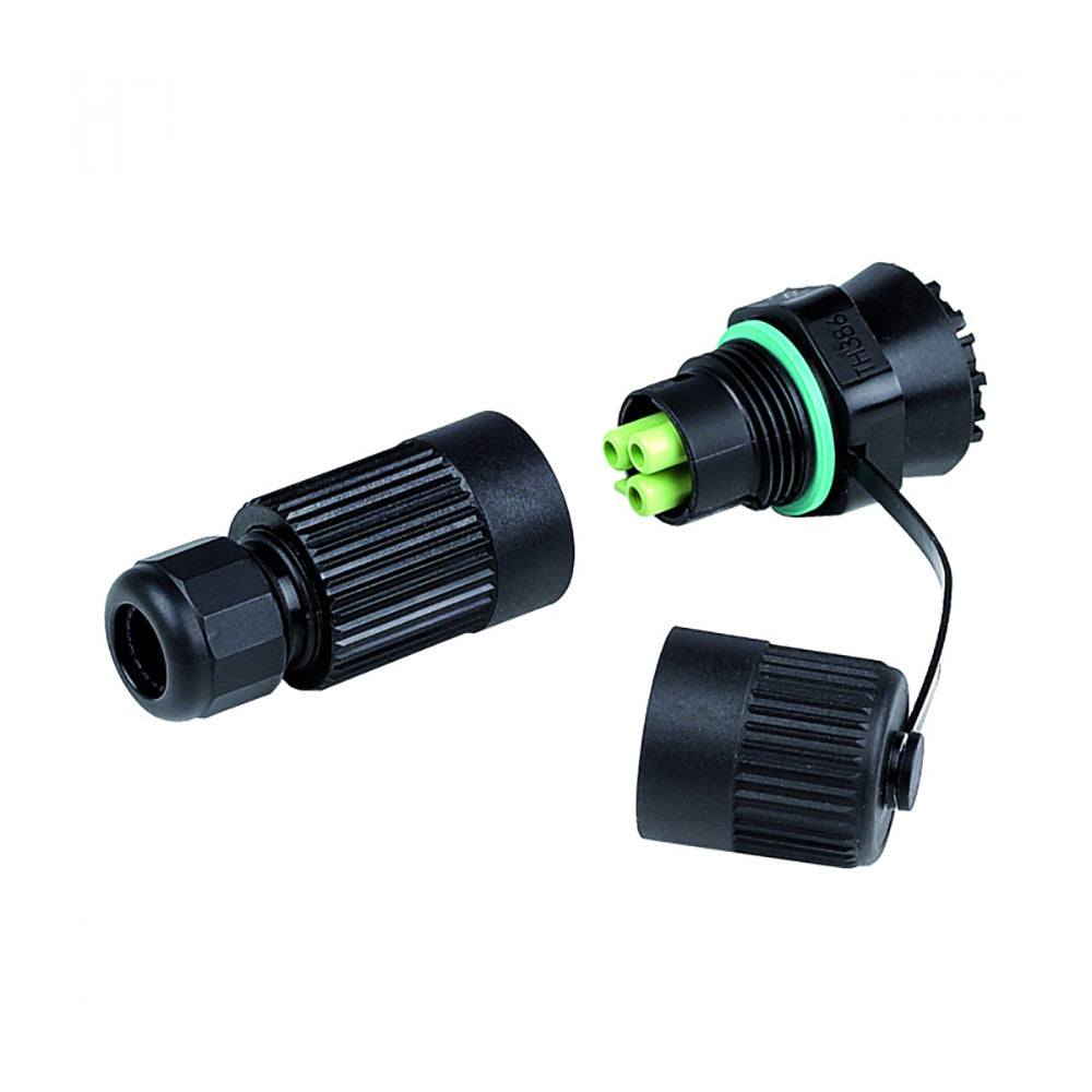 Buy Connector IP68 Panel mount plug and socket Black - JT13-512PE ...