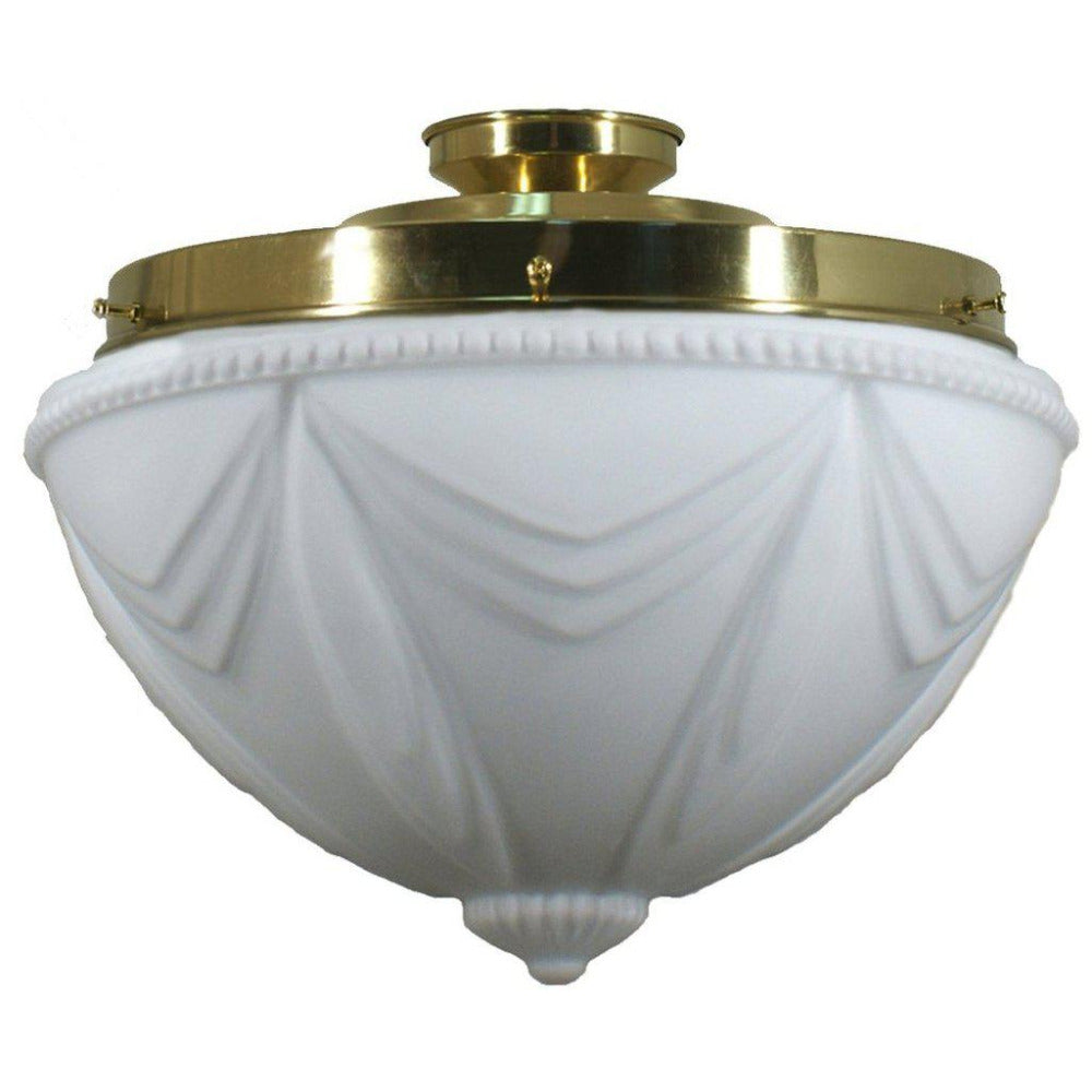 Buy DIY Batten Fix Brass With 14" Empire Opal Matt Glass - 3000017 ...