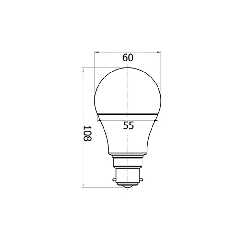 Buy GLS LED Globe BC 10W 240V Plastic / PC 3000K - GLS31 - MyDeal