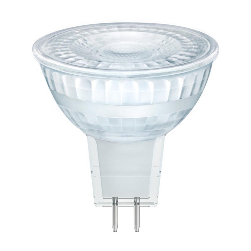 Buy Key LED Globe MR16 12V 4.7W White Glass 5000K - 65102 - MyDeal