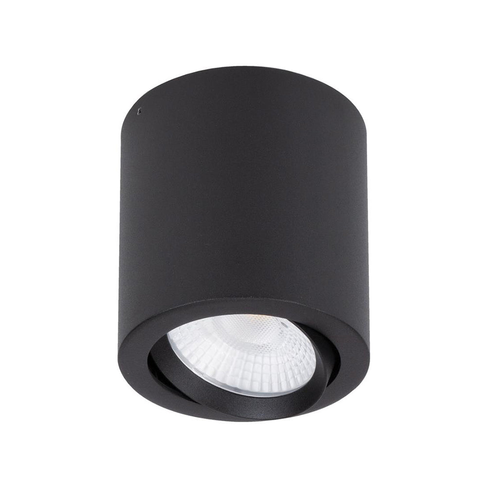 Buy Neo Surface Mounted Tilt Downlight 20W Black Aluminium 3000K ...