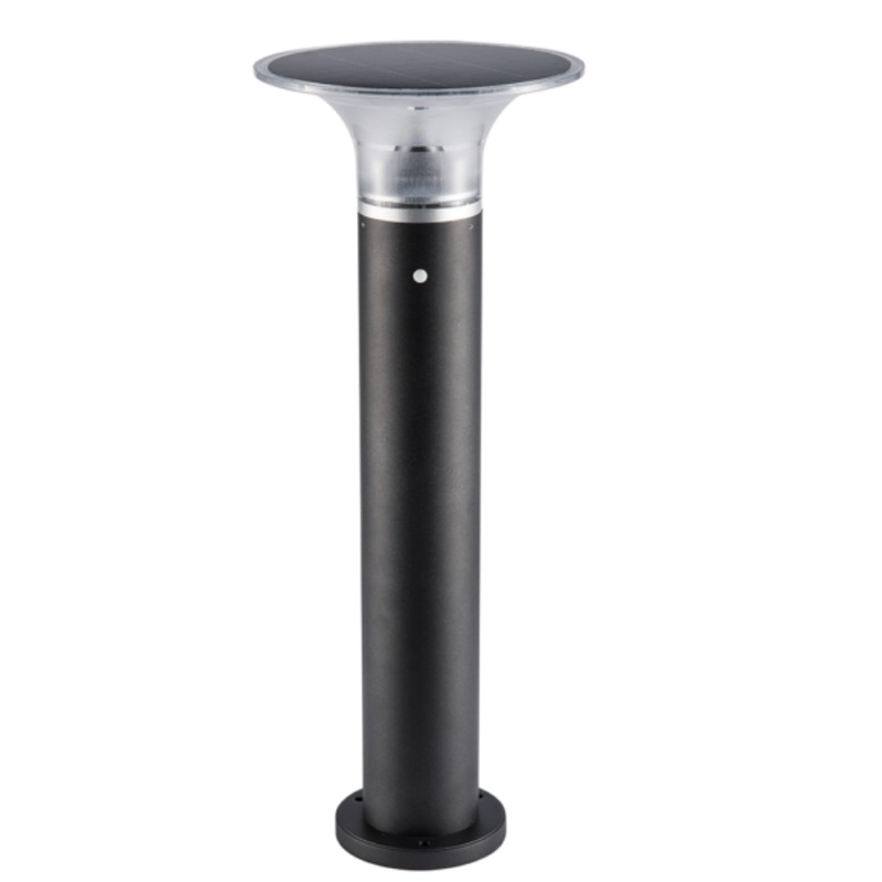 Buy Solar LED Bollard Light H600mm Black Aluminium 2CCT - VBLBOS-014B-4-CCT - MyDeal