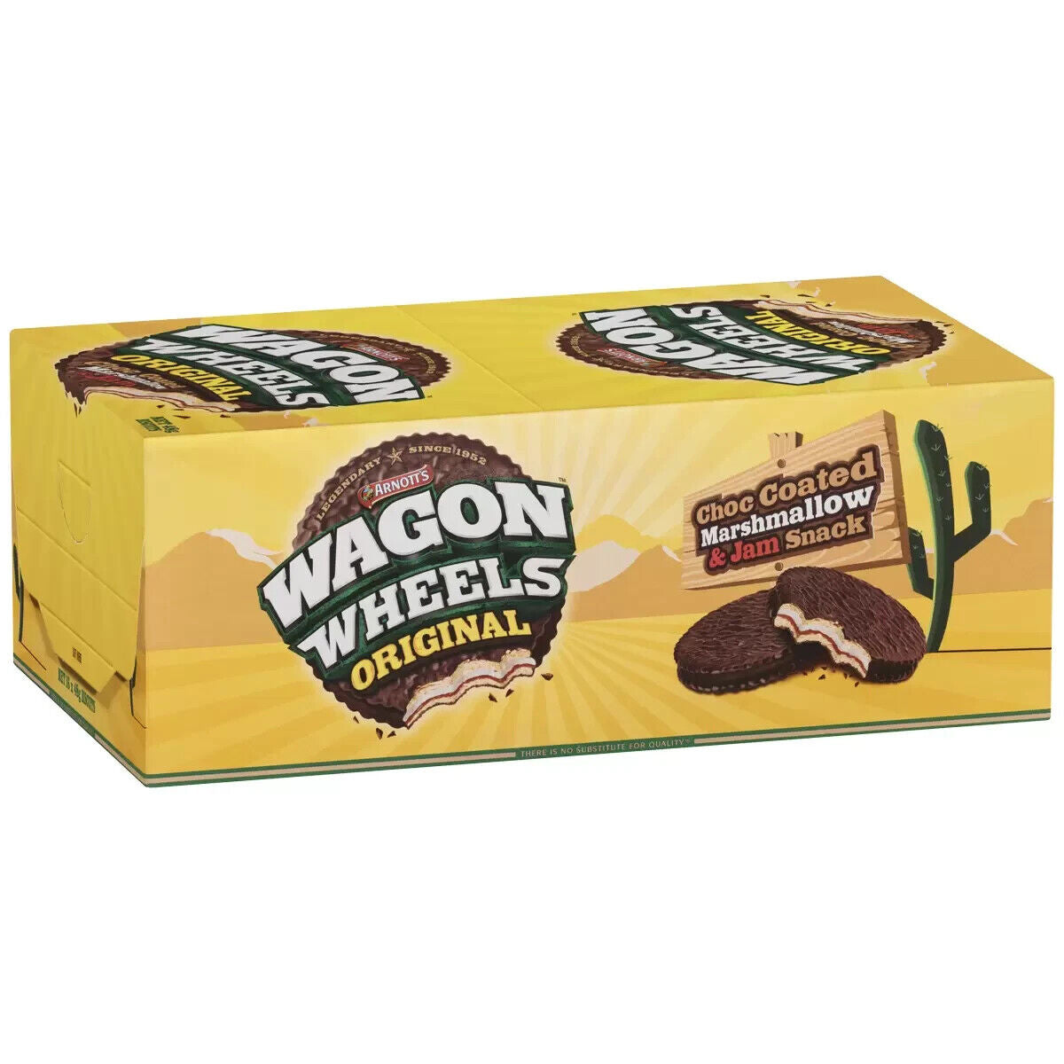 Buy Arnott's Wagon Wheels Chocolate Coated Marshmallow Jam 16x48g ...