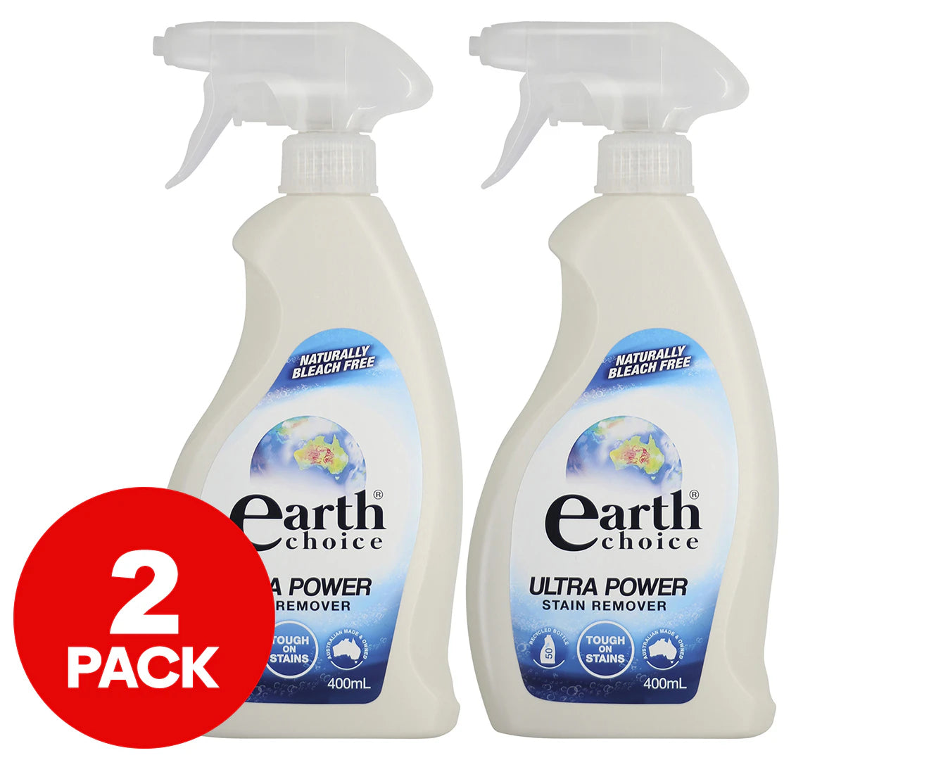 Buy 2 X Earth Choice Pre-wash Stain Remover - 400 ml - MyDeal Australia