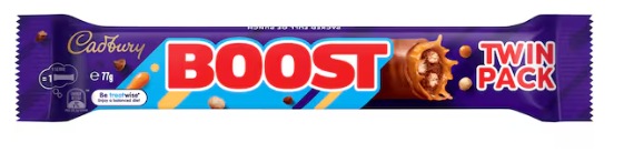 Buy 3 x Cadbury Boost Twin Pack Milk Chocolate Bar 77g - MyDeal Australia