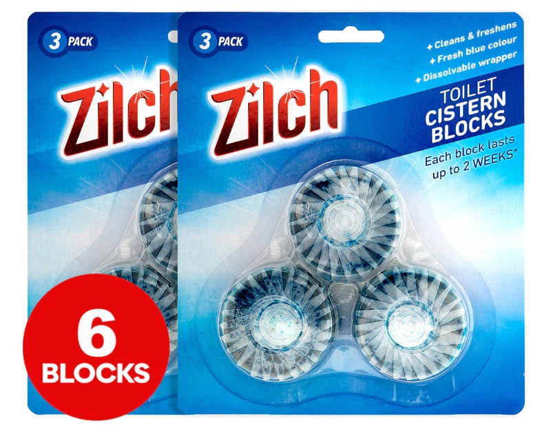 Buy Zilch Long Lasting Toilet Cistern Blocks (pack of 2) - MyDeal Australia