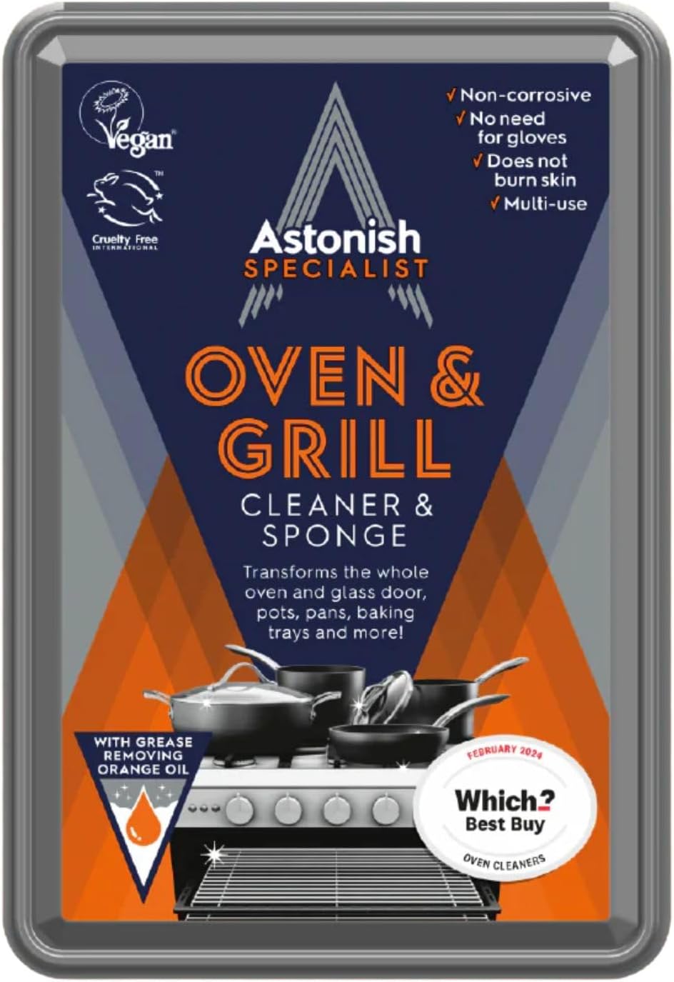 Buy Astonish Oven & Grill Cleaner (250g) and Oven Surface Sponge ...