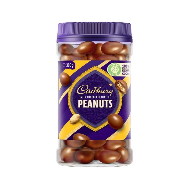Buy Cadbury Milk Chocolate Coated Peanuts - 300g - MyDeal
