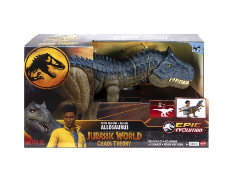 Buy Jurassic World Chaos Theory Super Colossal Allosaurus Dinosaur ...