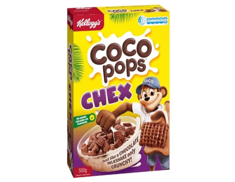 Buy Kellogg's Coco Pops Chex Chocolatey Breakfast Cereal, 500g - AU ...